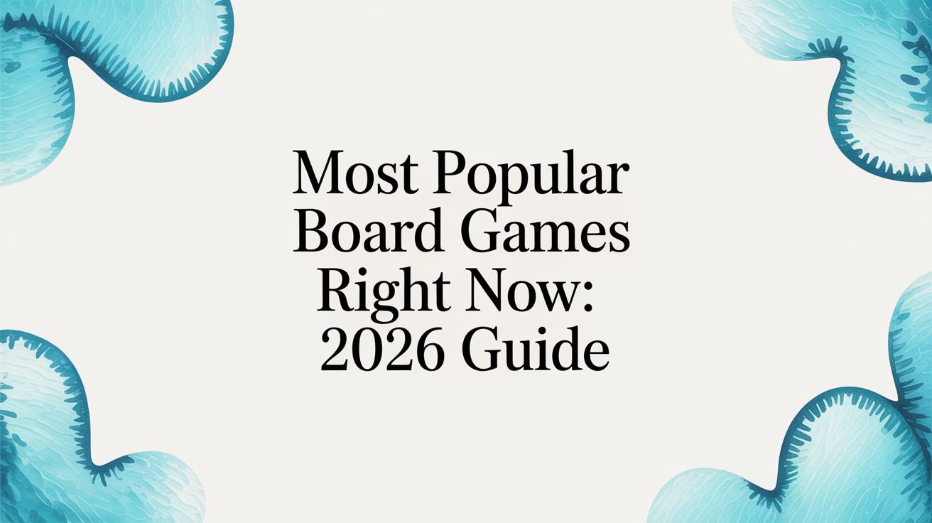 Most Popular Board Games Right Now: 2026 Guide – Very Special Games